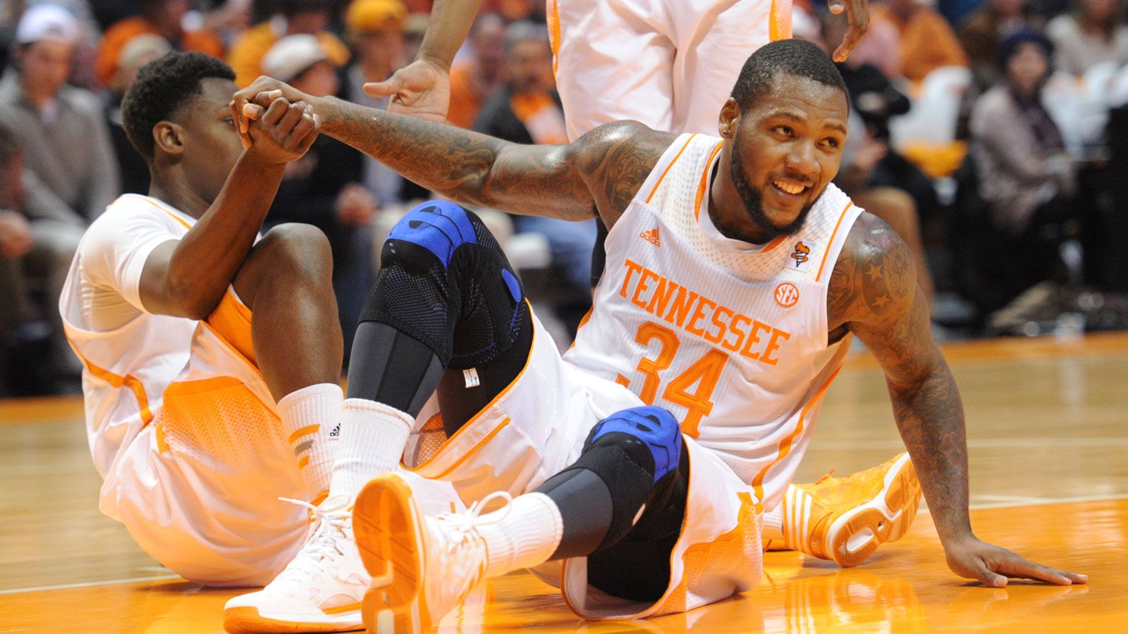 Maymon leaving it all on the court