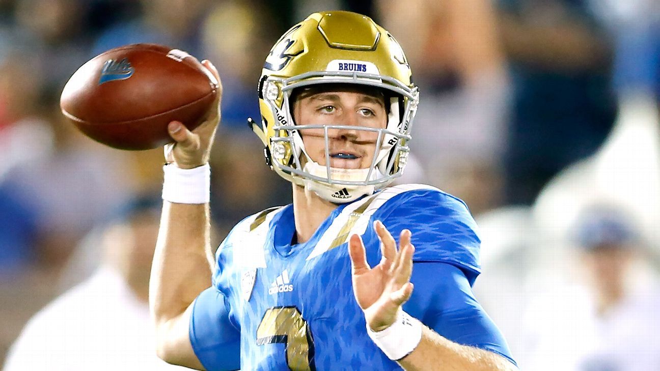 UCLA quarterback Josh Rosen is out for Cactus Bowl on Tuesday - ESPN