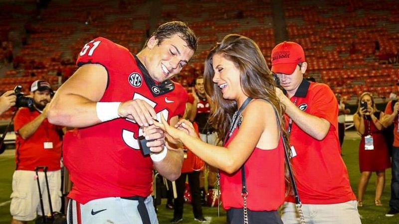 Georgia LB Jake Ganus' trick play results in postgame engagement - ESPN ...