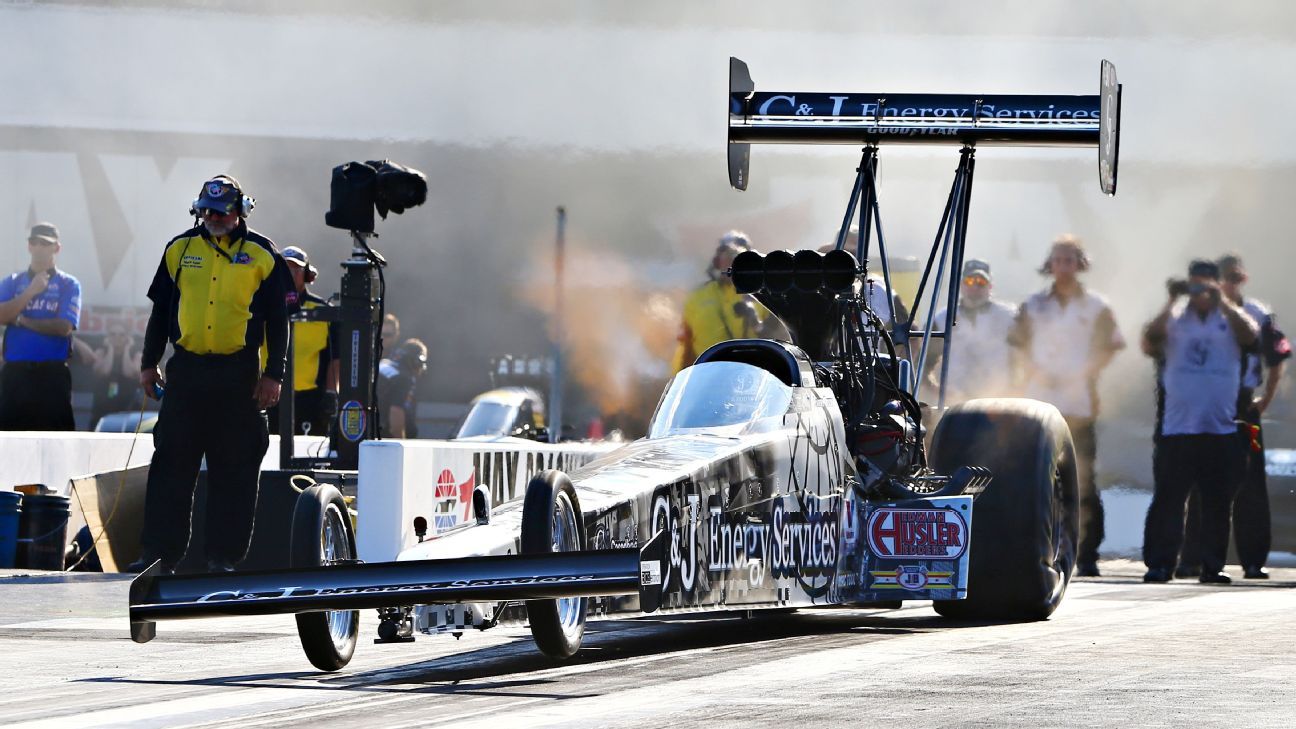 Larry Dixon takes Top Fuel qualifying lead at Gateway - ESPN