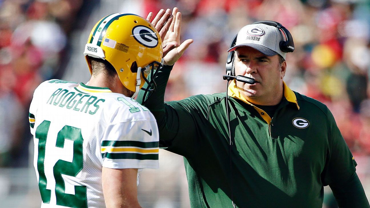 Mike McCarthy-Aaron Rodgers relationship among Green Bay Packers' offs ...