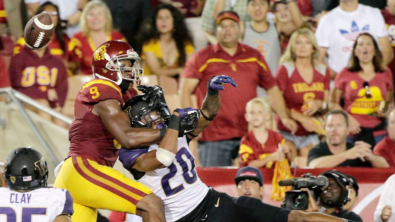 Washington Huskies hand No. 17 USC Trojans stunning 17-12 defeat - ESPN ...