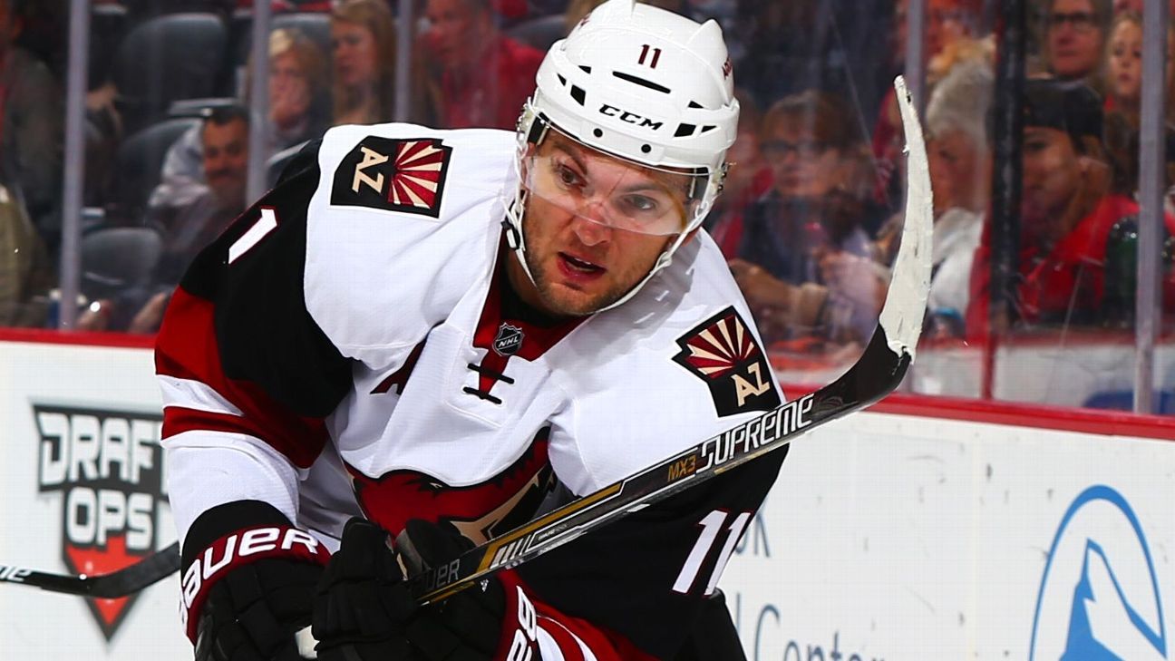 Wild acquire center Martin Hanzal in trade with Coyotes - ESPN