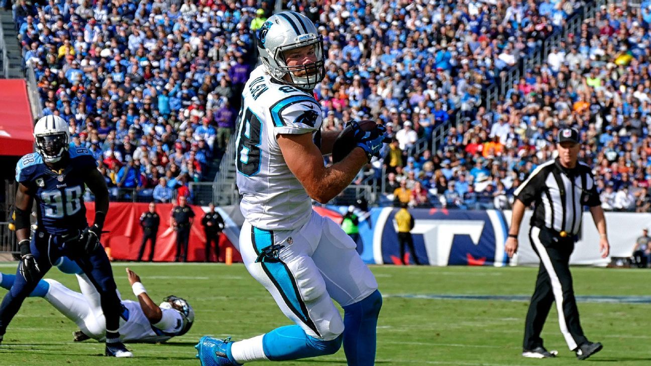Panthers' Greg Olsen apologizes for when he breaks Wesley Walls' mark ...