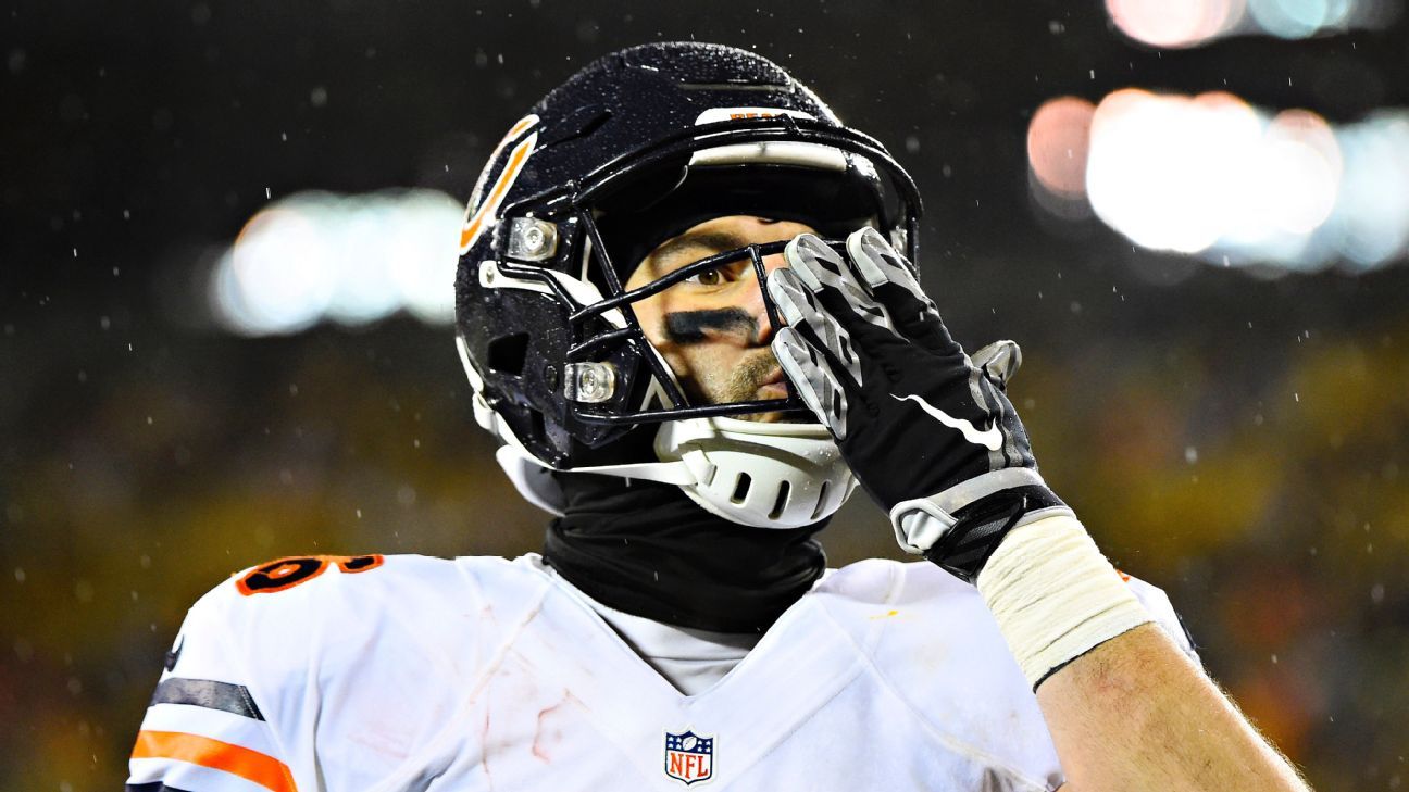 Video surfaces of jubilant Bears' locker room after win in Green Bay ...