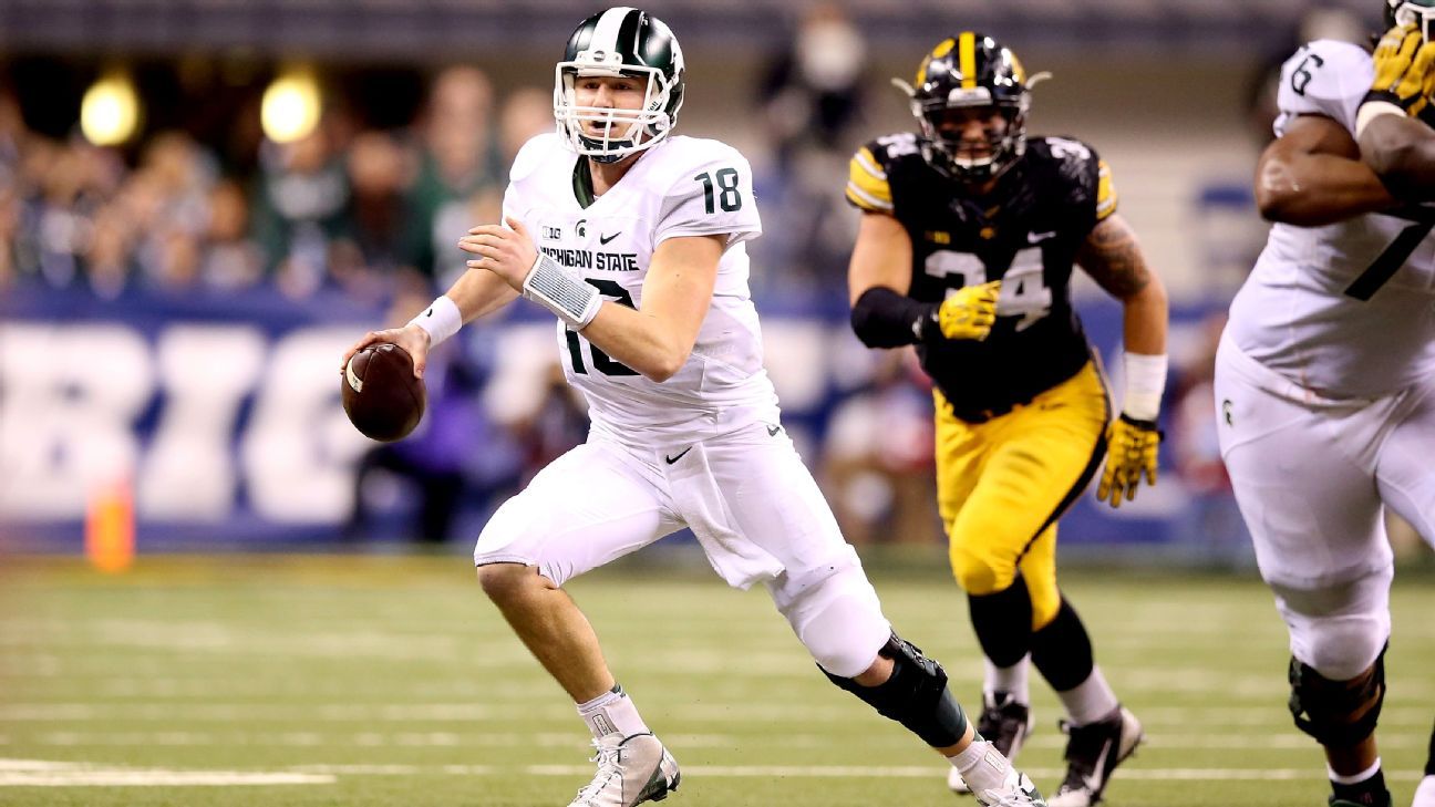 Quarterback Connor Cook of Michigan State Spartans says throwing ...
