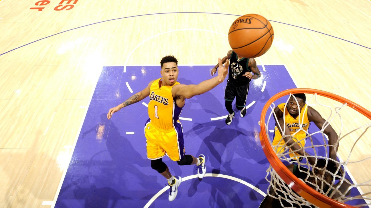 Los Angeles Lakers' D'Angelo Russell showing signs of growth yet - ESPN ...