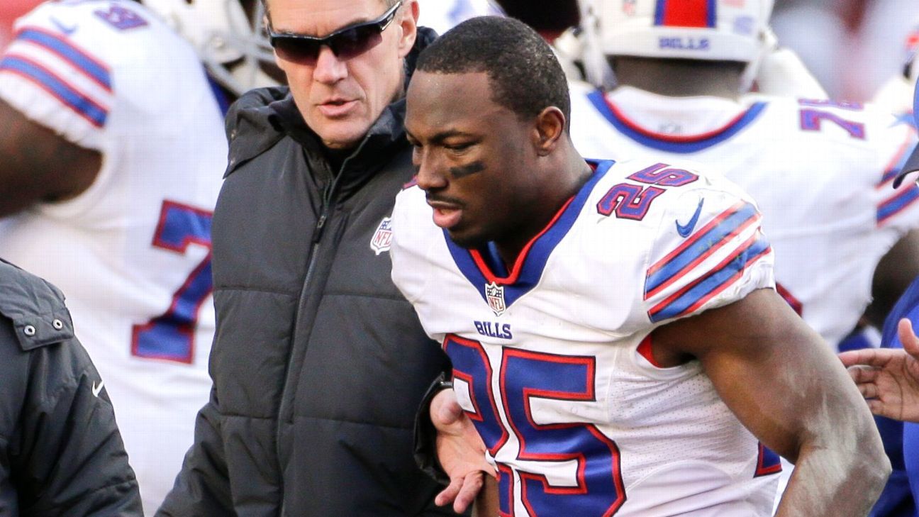 Buffalo Bills RB LeSean McCoy leaves game against Washington Redskins ...
