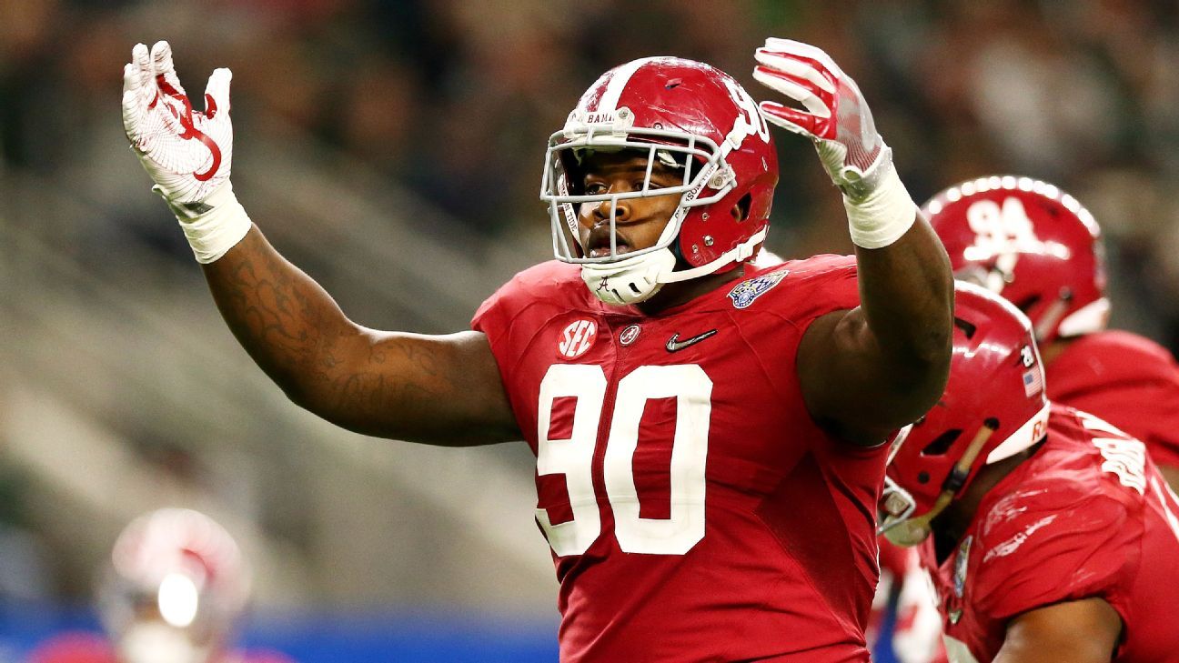 Jarran Reed emerges as emotional leader for Alabama Crimson Tide - ESPN ...
