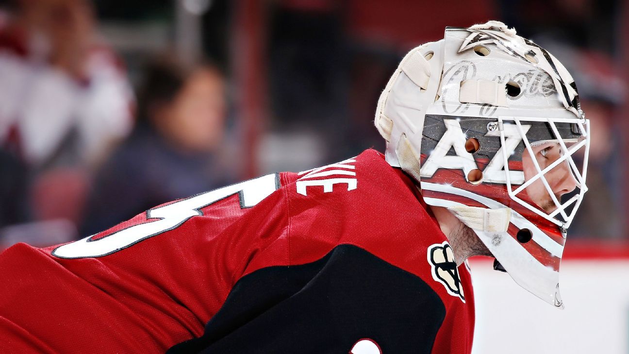 NHL -- Arizona Coyotes' Louis Domingue seizing his NHL opportunity - ESPN