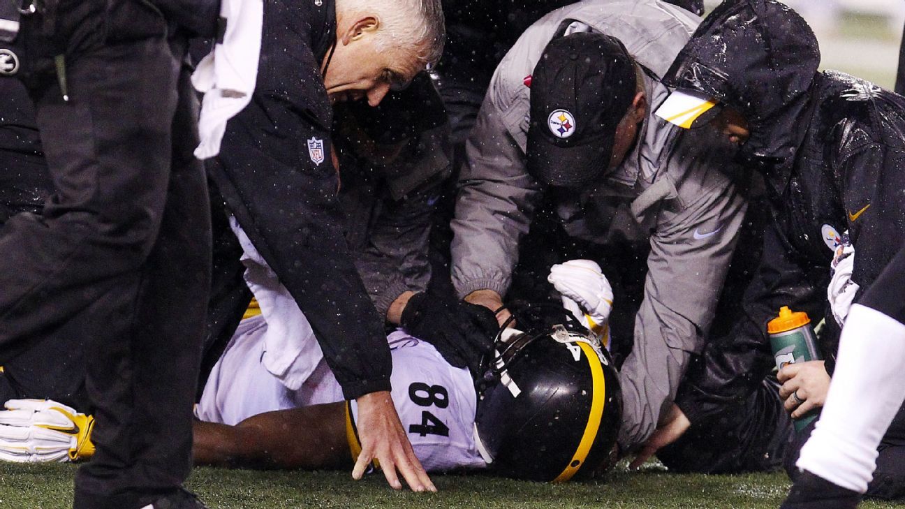 NFL says diagnosed concussions way up this season - ESPN