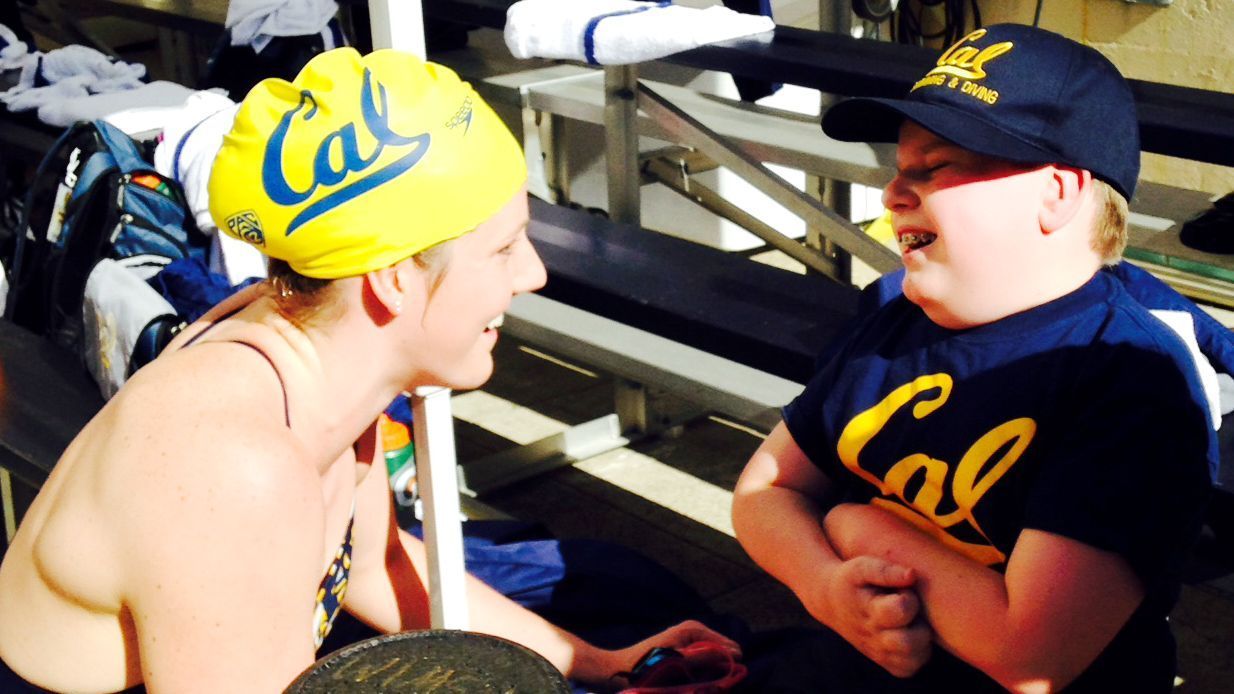 California Golden Bears swim teams inspired by boy with rare condition ...