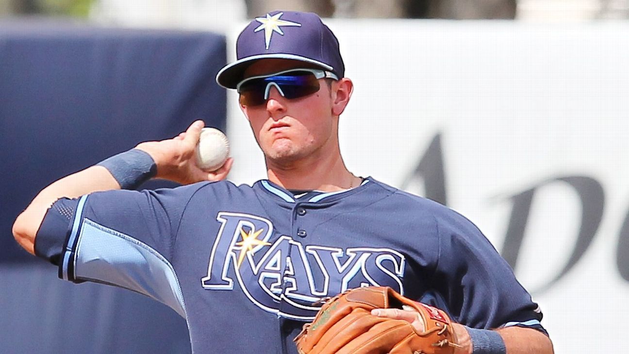Rays put Daniel Robertson on DL with thumb injury - ESPN