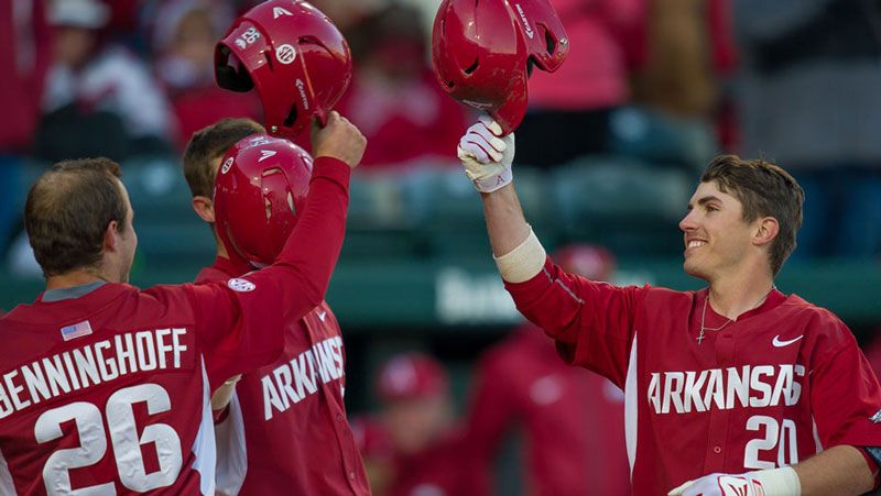 Razorbacks rally to eighth straight win