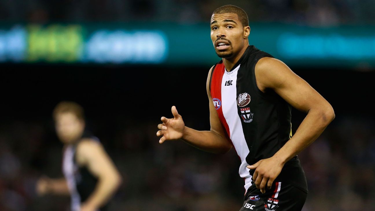 St Kilda American ruckman Jason Holmes earns new AFL deal - ESPN