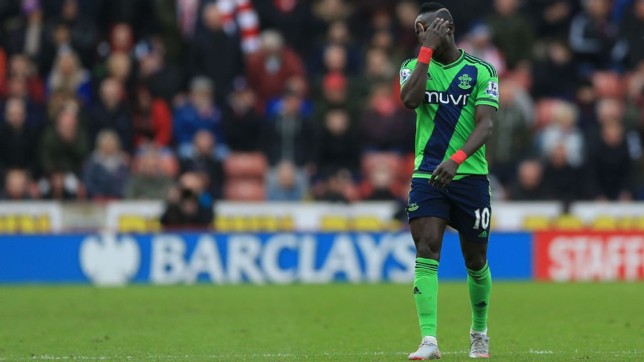 Southampton win Sadio Mane appeal for red card at Stoke - ESPN