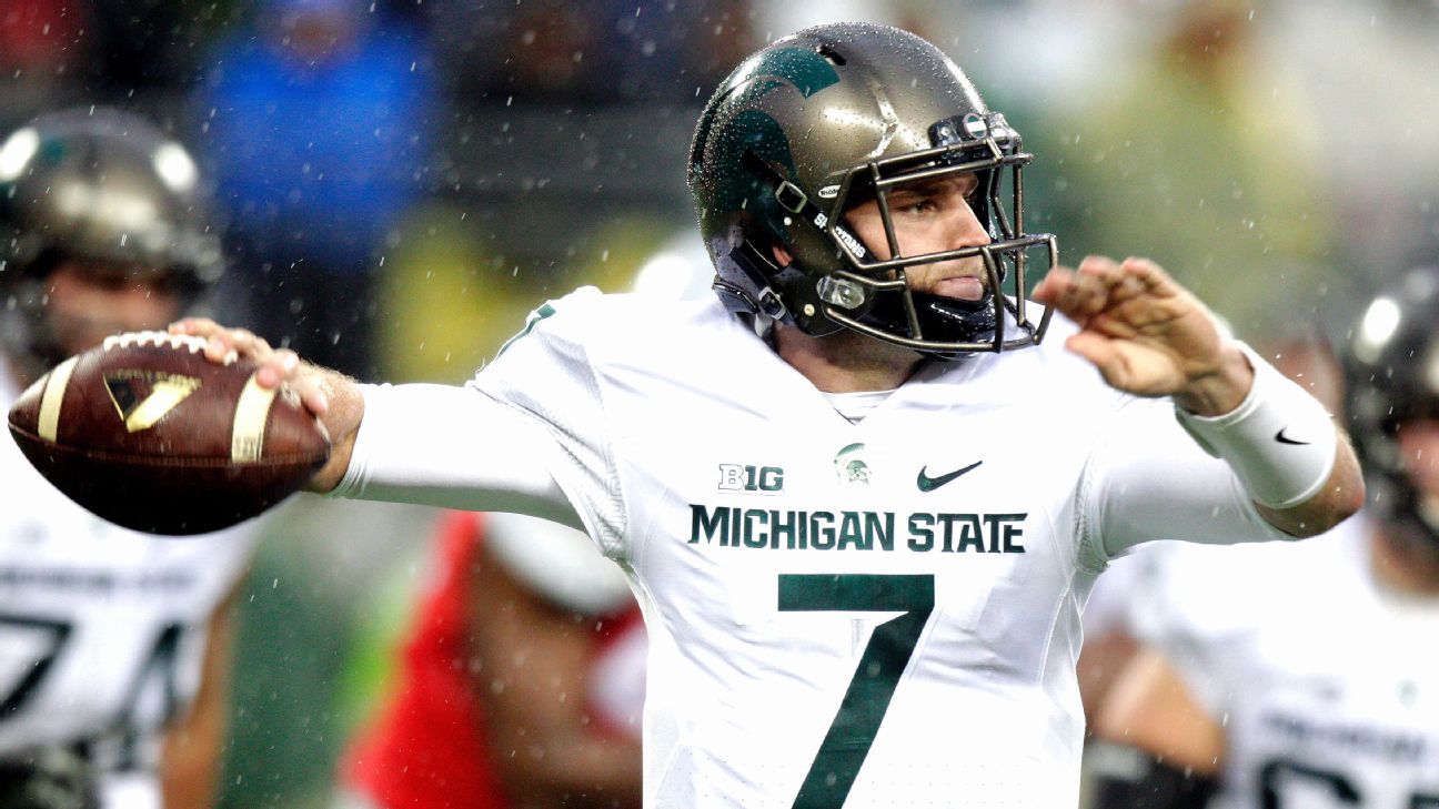 Tyler O'Connor to start as quarterback for Michigan State Spartans - ESPN