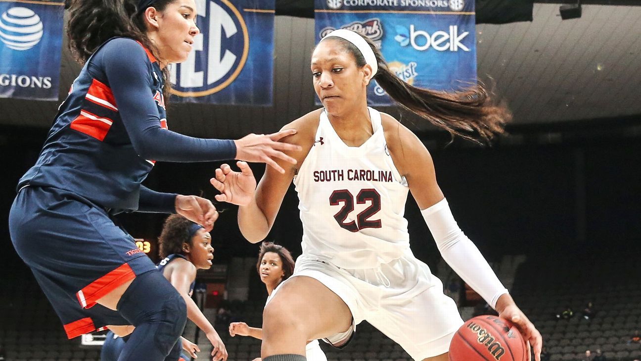 Sophomore A'ja Wilson right on track for top-seeded South Carolina ...