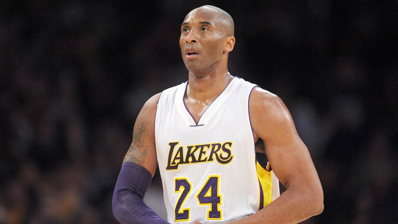 Kobe Bryant gives his last locker-front interview - ESPN - Los Angeles ...