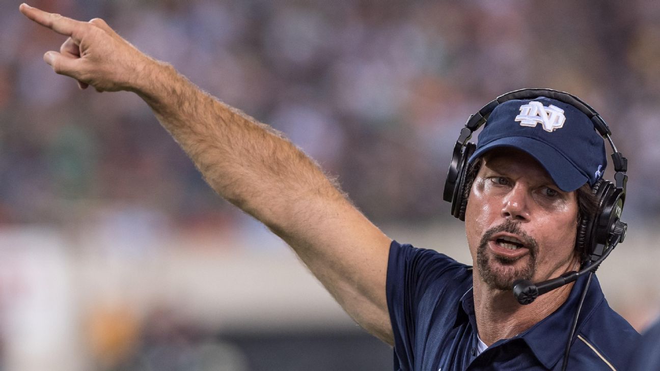 Notre Dame Fires Defensive Coordinator Brian Vangorder Espn