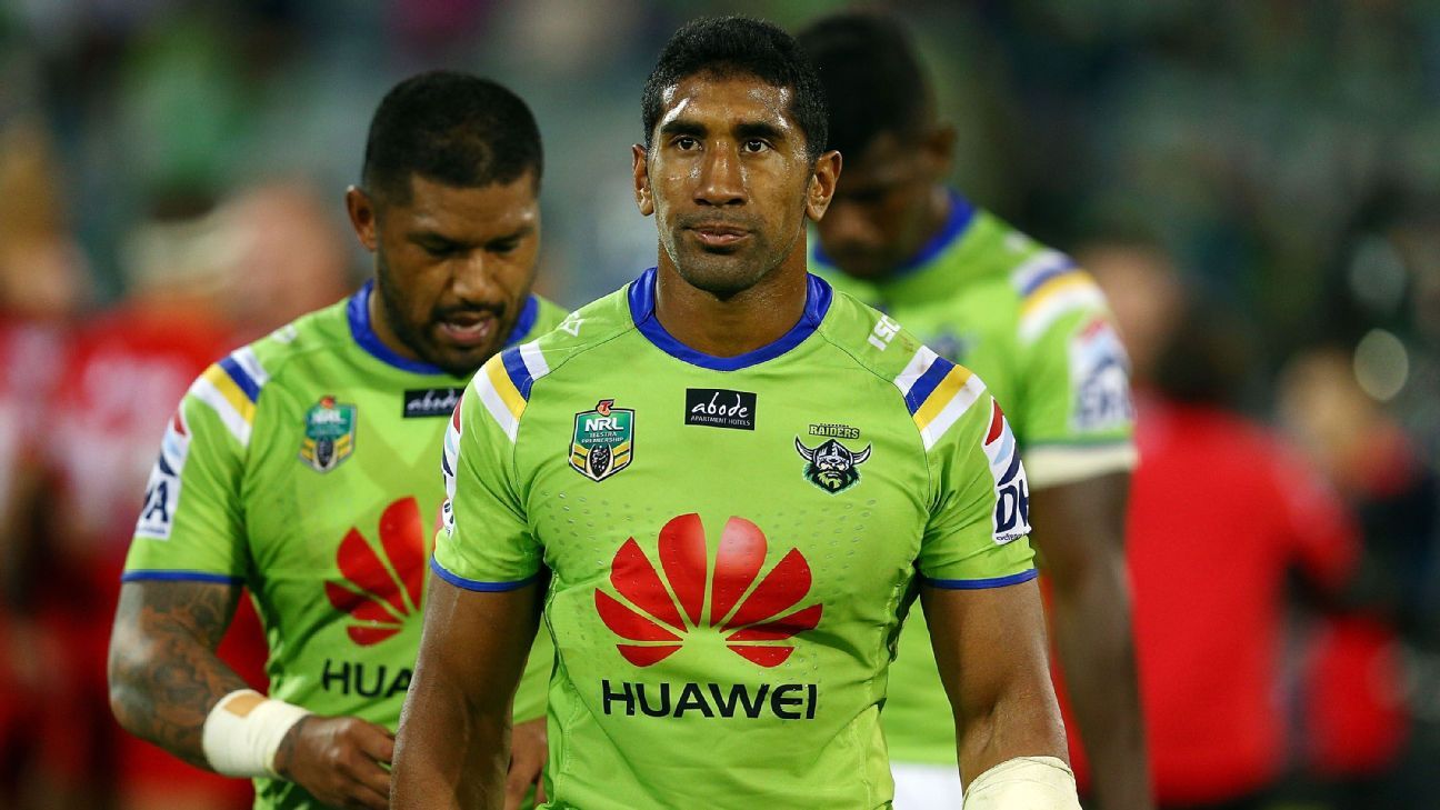 Canberra Raiders retain Sia Soliola until end of 2018 - ESPN