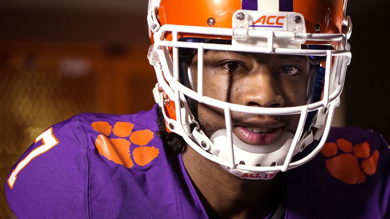 Clemson unveils updated uniforms, featuring return of shoulder paw ...