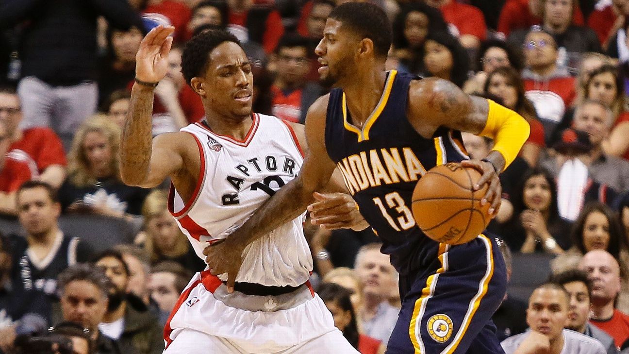 Indiana Pacers' Paul George announces his playoff return with a roar ...