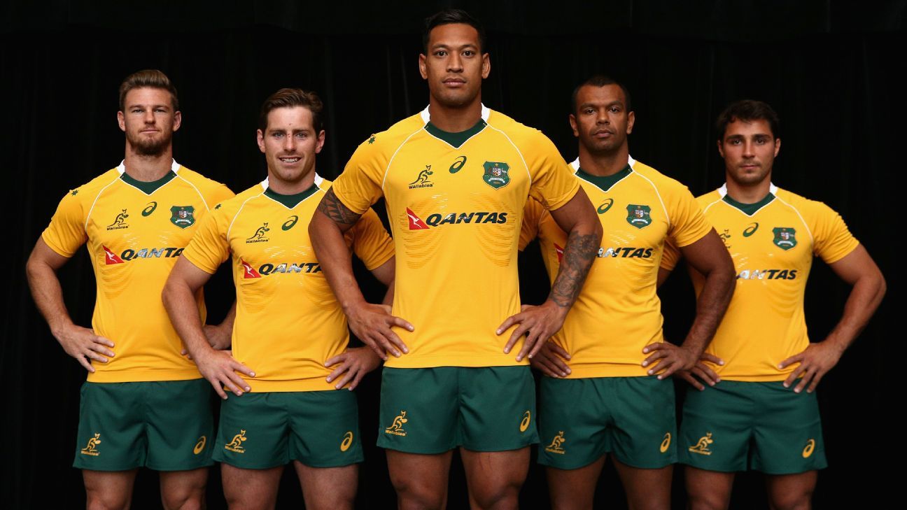 Wallabies unveil new jersey ahead of England Test series - ESPN