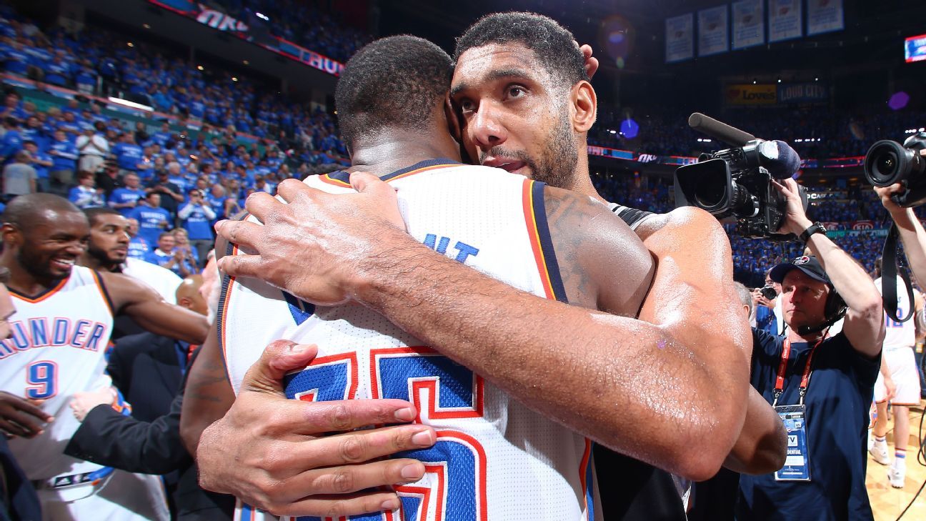 NBA playoffs 2016 -- Don't be sad, celebrate Tim Duncan - ESPN