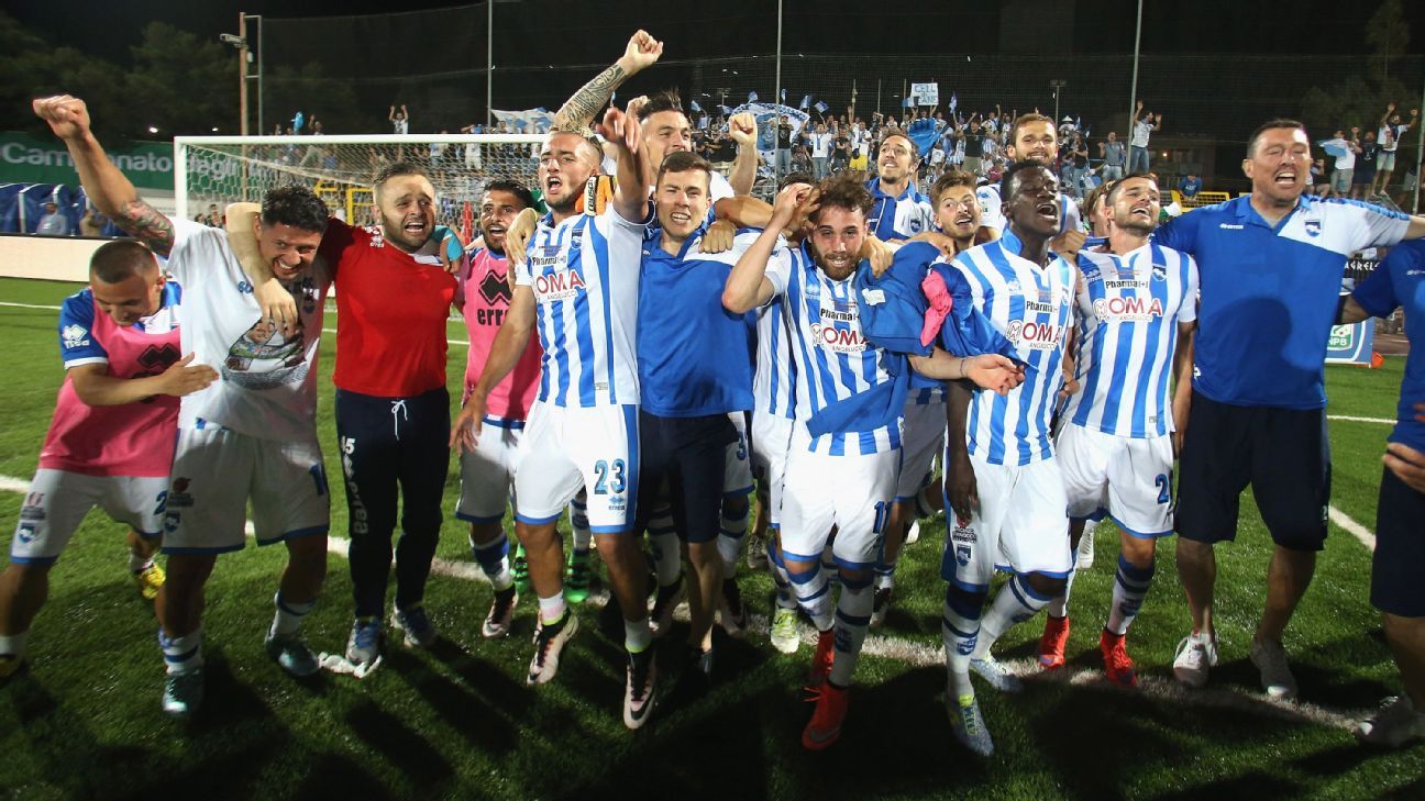 Pescara promoted to Serie A after beating Trapani in playoff final - ESPN