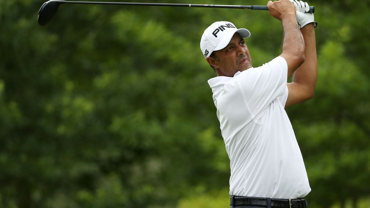 No practice round ... No problem as Atwal shoots course record to lead ...