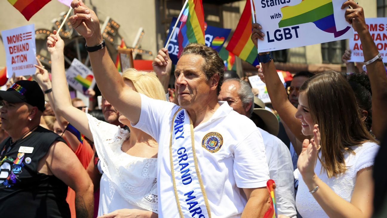 NBA, WNBA become first pro leagues to march in New York City's Pride ...