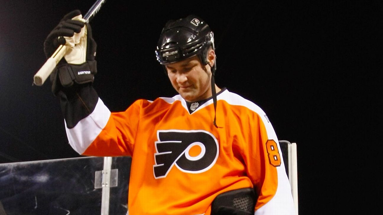 Philadelphia Flyers to retire Eric Lindros' No. 88 jersey - ESPN