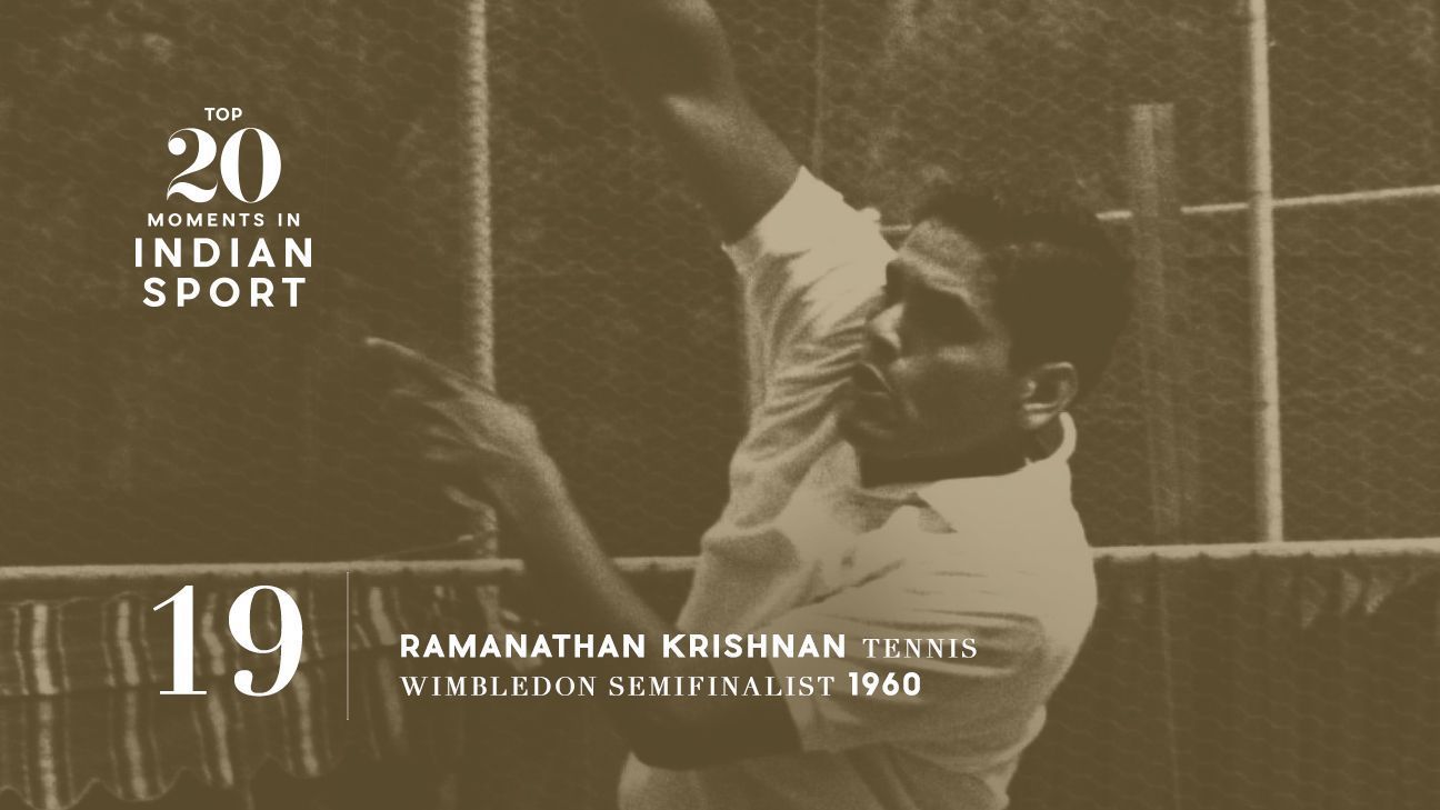 Greatest moments in Indian sport: No. 19. Ramanathan Krishnan reaches ...