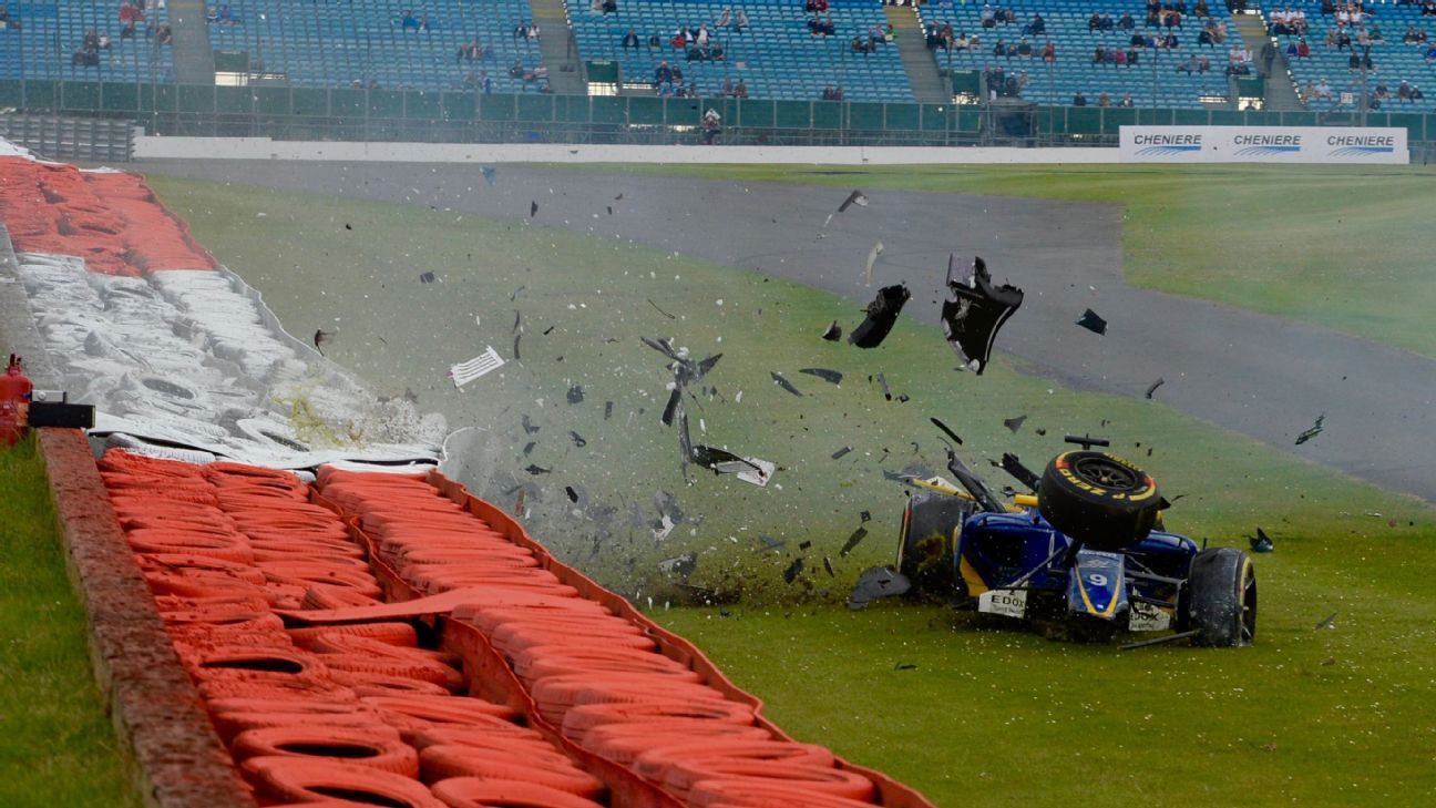 Marcus Ericsson taken to hospital after FP3 crash - ESPN