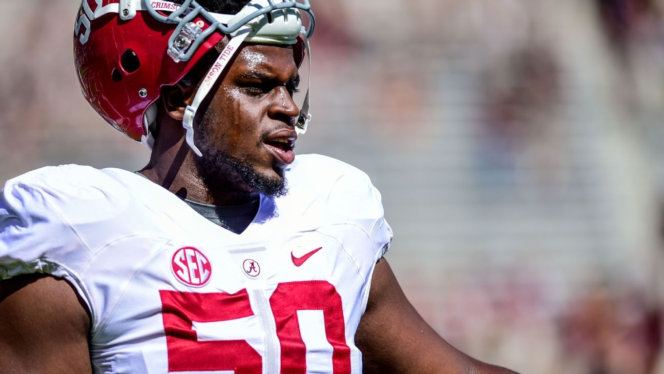 Alabama Crimson Tide suspend Alphonse Taylor indefinitely following DUI ...