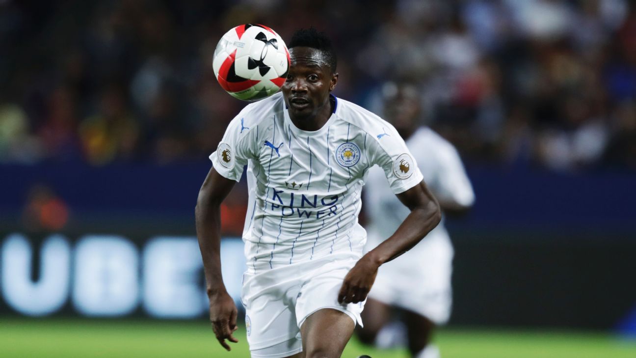 Ahmed Musa showing a good sign for Leicester City against Barcelona - ESPN