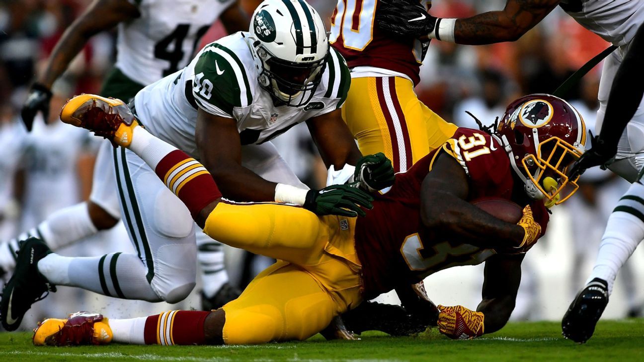 Matt Jones' shoulder sprain leads NFL Week 2 preseason injury list ...