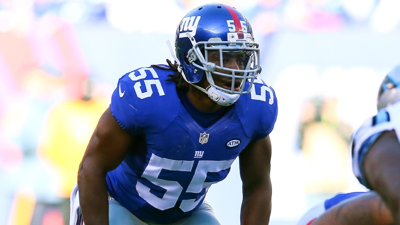 J.T. Thomas takes pay cut to remain with New York Giants for 2016 - New ...