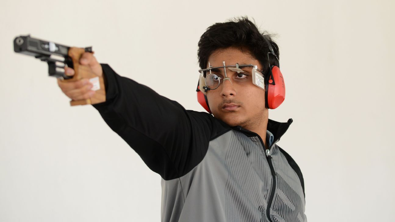 Rushiraj wins rapid fire pistol gold at ISSF Junior World Cup - ESPN
