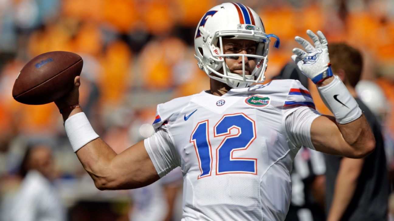 Gators' Austin Appleby to replace injured QB Luke Del Rio - ESPN