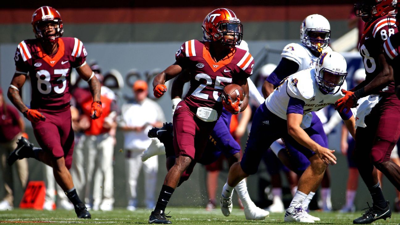 Virginia Tech keeps 'Beamer Ball' alive by awarding coach's old No. 25 ...