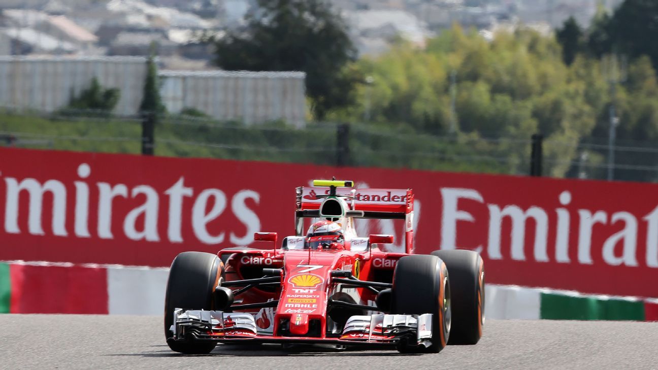 Kimi Raikkonen positively surprised with Ferrari pace in Japan - ESPN
