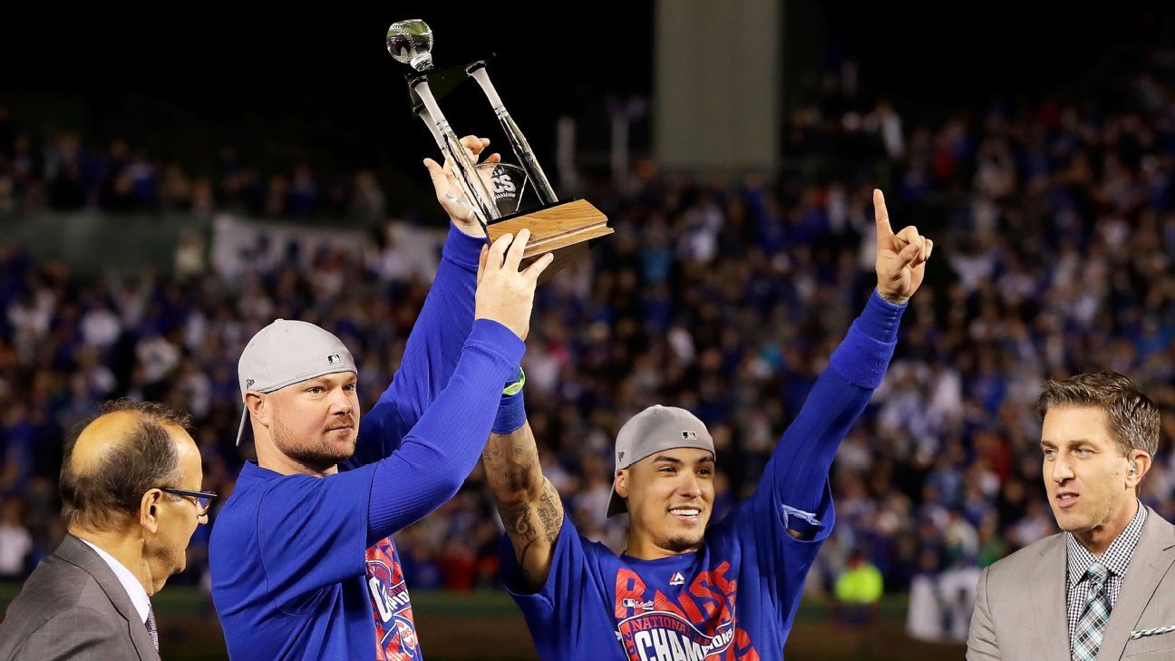 Javier Baez, Jon Lester of Chicago Cubs named MVPs of National League ...