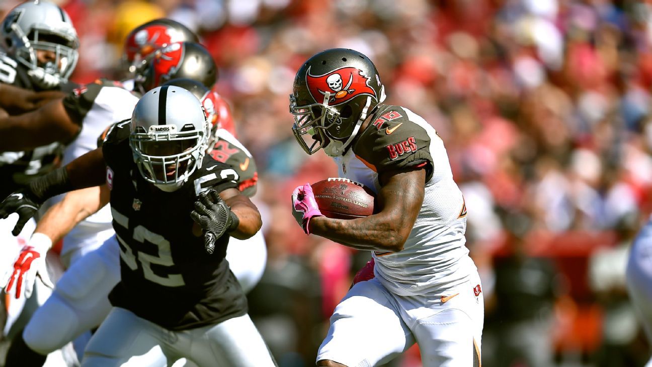 Tampa Bay Buccaneers' Antone Smith, Howard Jones expected to be out for ...