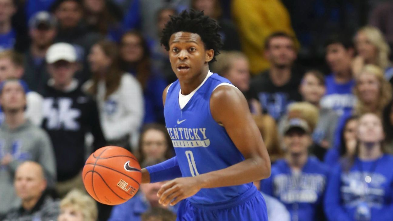 Kentucky Wildcats De'Aaron Fox compared to Washington Wizards' John ...