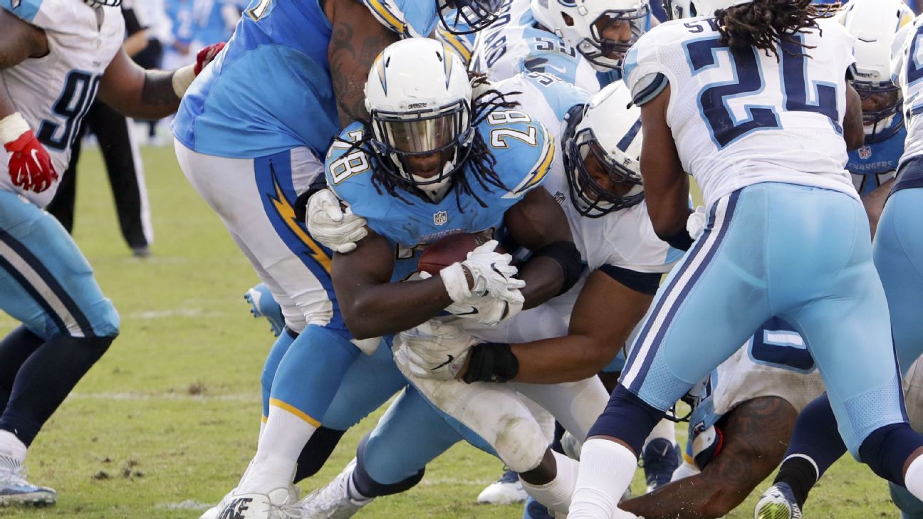 Melvin Gordon, playmaking defense carry Chargers to win over Titans ...