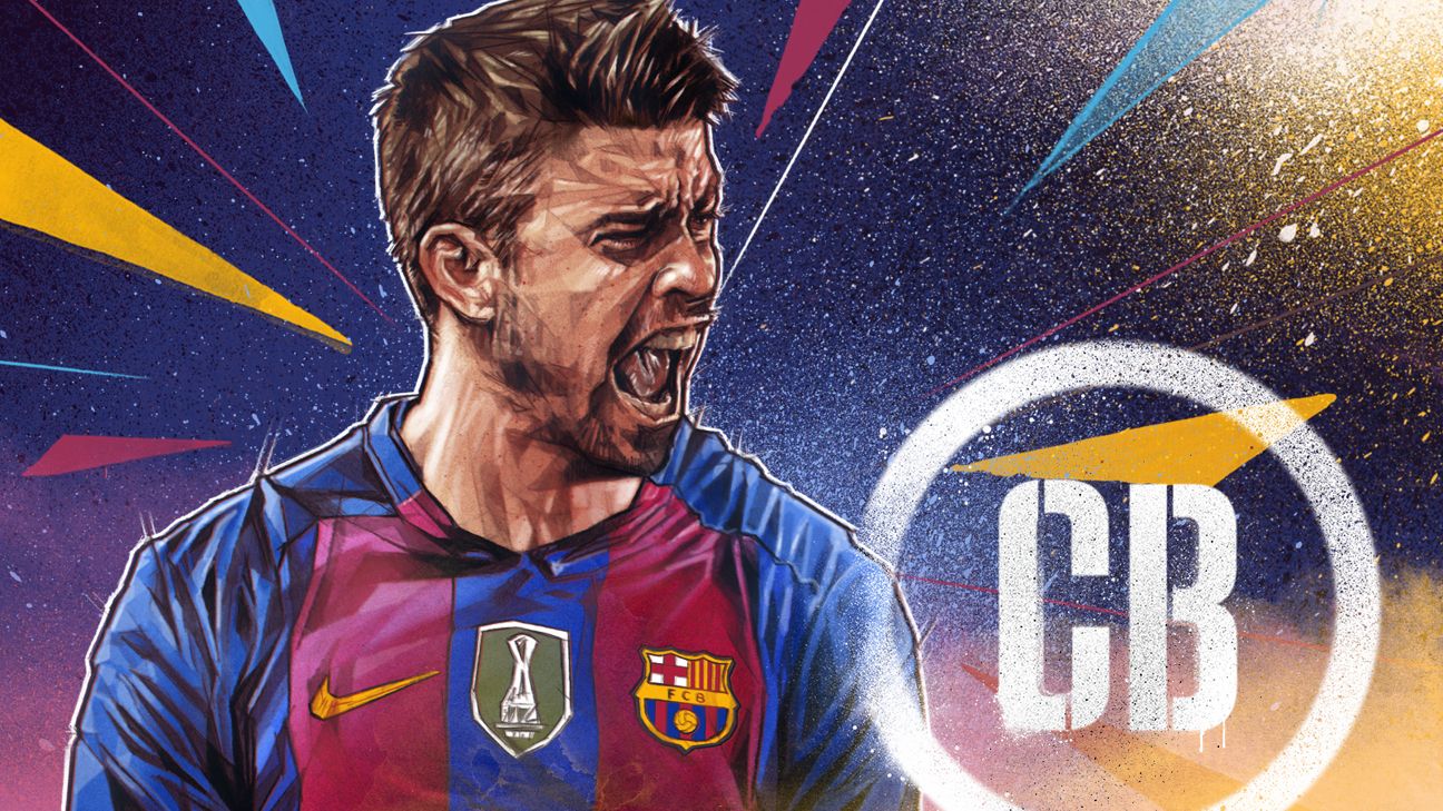 ESPN FC 100 Barcelona star Gerard Pique is top centre back in soccer - ESPN