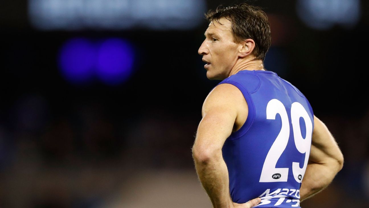 North Melbourne honour retired Kangaroos great Brent Harvey - ESPN