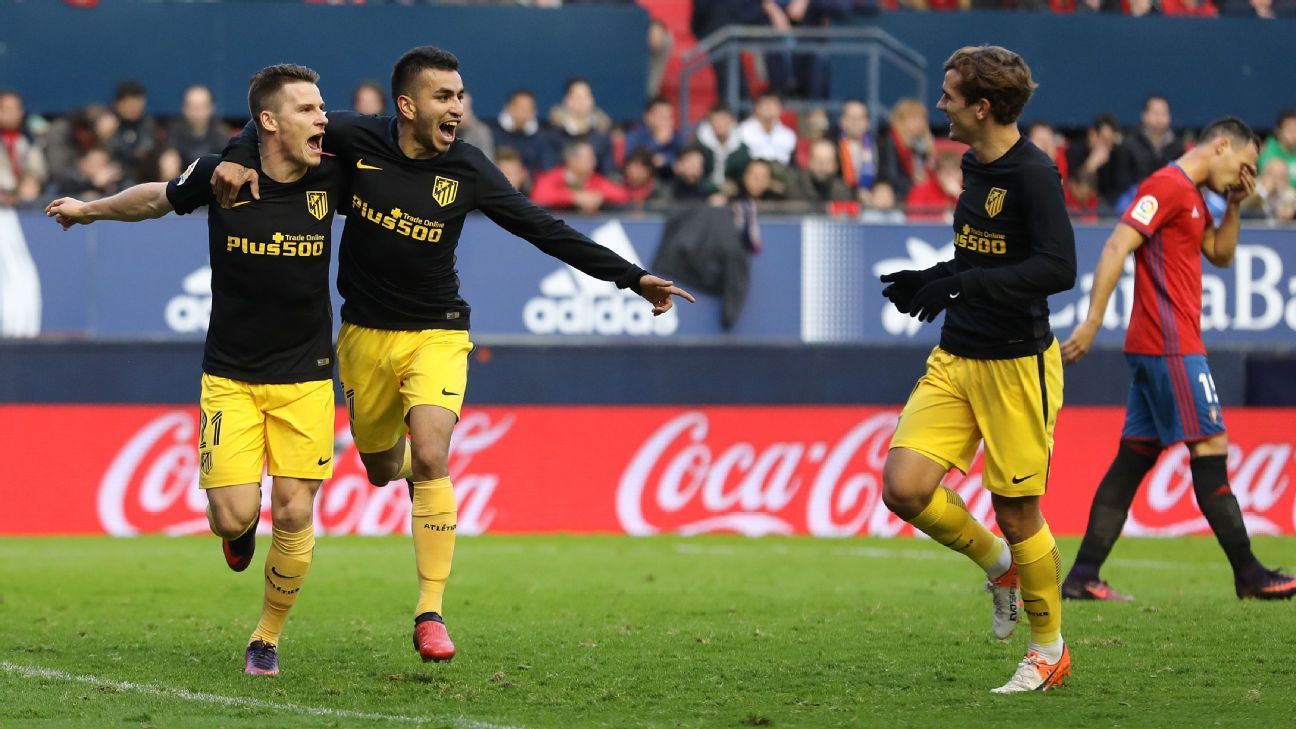 Kevin Gameiro, Diego Godin fire Atletico to first league win in a month ...